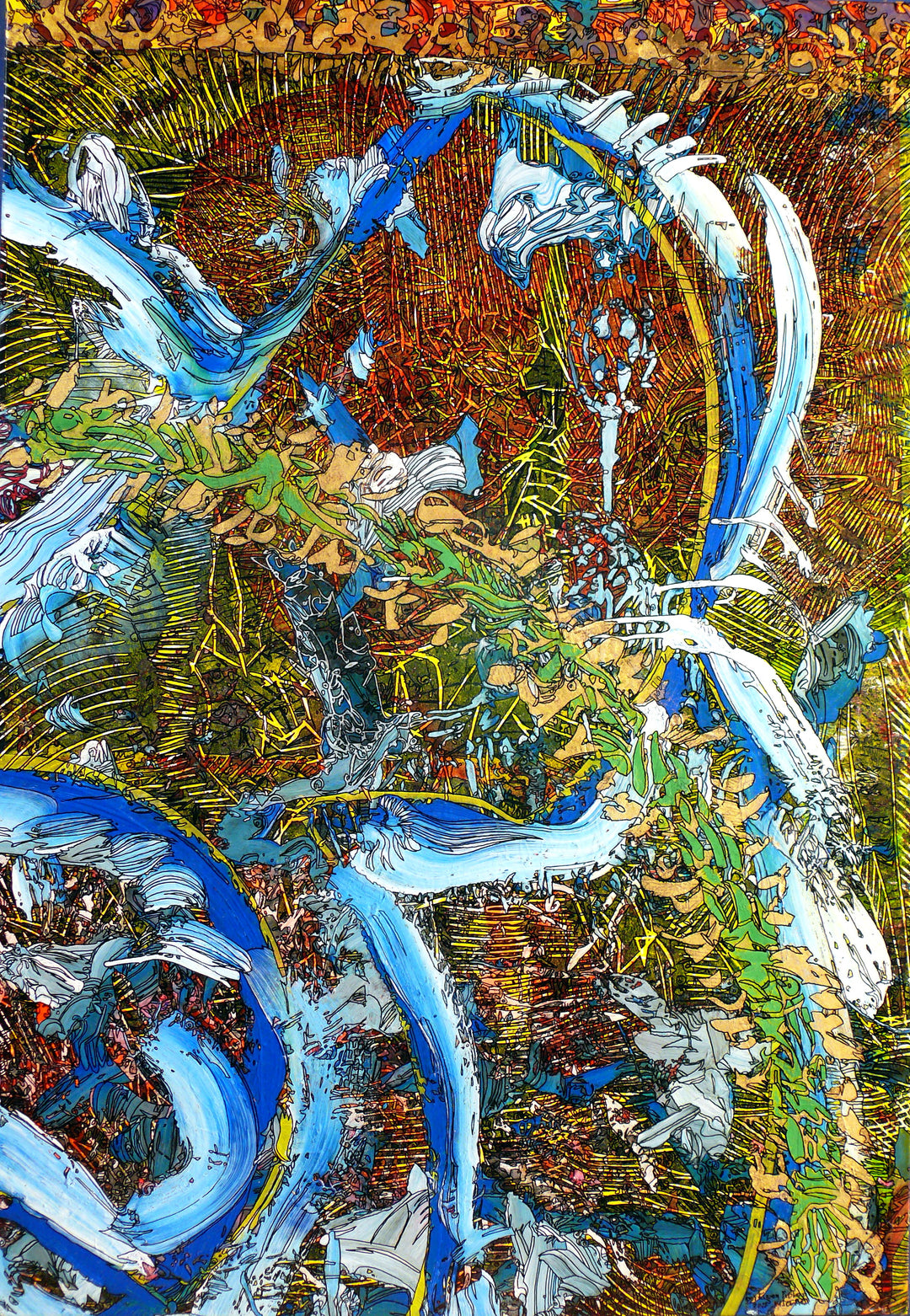 Igor Eugen Prokop, 'Gold and Water 2', 2023 – SeeMe